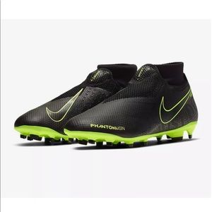 Nike | Shoes | Nike Phantom Vision Pro Df Fg Black Soccer Cleats | Poshmark